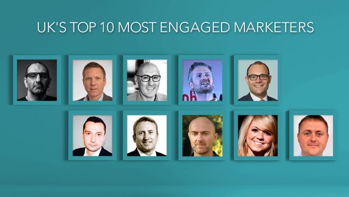 Employee Named in Top ten Most Engaged Marketers - UK