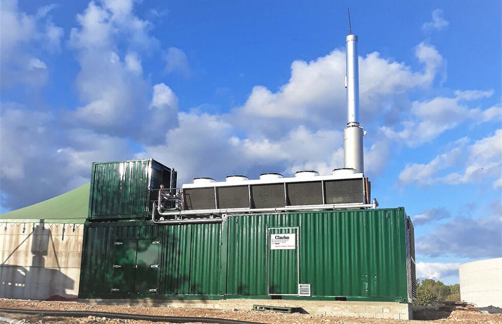 SAS CMV Biogas Combined Heat and Power Plant, France - Clarke Energy