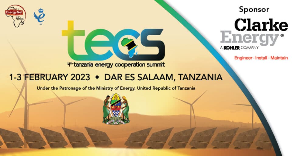 Clarke Energy Sponsoring Tanzania Energy Cooperation Summit